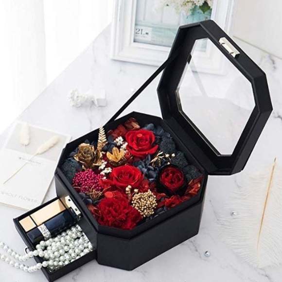 Other | Natural Preserved Flowers Jewelry Box Gift | Poshmark
